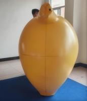 China BeiLe Customized Trendy Yellow Inflatable Costume Inflation Suit for sale