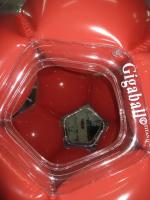 China Custom Red Inflatable Body Zorb Ball Suit 2.1m Dia Wearable Human Bumper Bubble Ball for Adults Kids Outdoor Toy for sale
