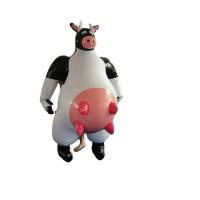 China Beile customized PVC inflatable cow suit for cosplay party for sale