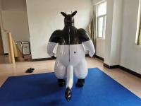 China Beile customized PVC inflatable cow suit for cosplay party for sale