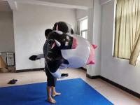 China Beile customized PVC inflatable cow suit for cosplay party for sale