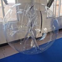 China Beile Transparent Round Ball Suit Inflatable PVC Suit 0.4mm for Recreation Adult Size for sale