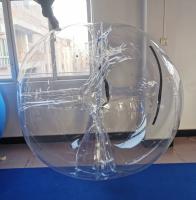China Beile Transparent Round Ball Suit Inflatable PVC Suit 0.4mm for Recreation Adult Size for sale