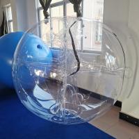 China Beile Transparent Round Ball Suit Inflatable PVC Suit 0.4mm for Recreation Adult Size for sale