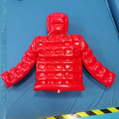 China Beile Customized Funny PVC Inflatable Down Jacket For Adult Cosplay for sale