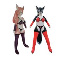 China BeiLe Customized PVC Inflatable Big Boobs Sexy Fox Girl With SPH for sale