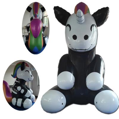 China 2023 Beile custom large inflatable cartoon PVC skeleton unicorn for sale