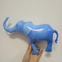 China Custom PVC Inflatable Elephant Toy for Children 30cm Long 0.18mm Thick for sale
