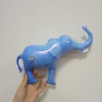 China Custom PVC Inflatable Elephant Toy for Children 30cm Long 0.18mm Thick for sale