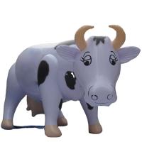 China Beile Customized cartoon giant inflatable cow for farm decoration for sale