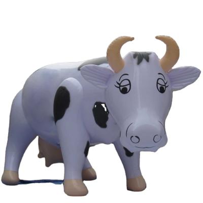 China Beile Customized cartoon giant inflatable cow for farm decoration for sale