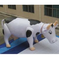 China Beile Customized cartoon giant inflatable cow for farm decoration for sale