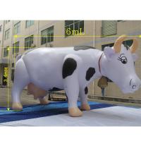 China Beile Customized cartoon giant inflatable cow for farm decoration for sale