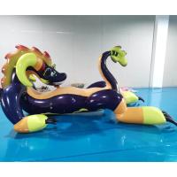 China Custom 3M Inflatable Lay Dragon PVC Model for Party Promotion Advertising for sale