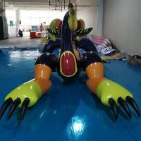 China Custom 3M Inflatable Lay Dragon PVC Model for Party Promotion Advertising for sale