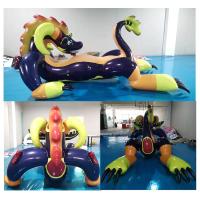 China Custom 3M Inflatable Lay Dragon PVC Model for Party Promotion Advertising for sale