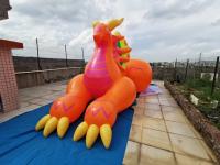China Custom Giant Inflatable Laying Dragon 6m for Outdoor Advertising Promotion for sale