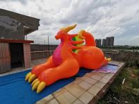 China Custom Giant Inflatable Laying Dragon 6m for Outdoor Advertising Promotion for sale