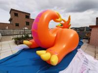 China Custom Giant Inflatable Laying Dragon 6m for Outdoor Advertising Promotion for sale