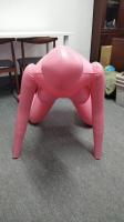 China Customized quality PVC  pink  Inflatable doll for adversting for sale