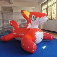 China Custom Beile Cartoon PVC Inflatable red foxes large inflatable pool toys for sale