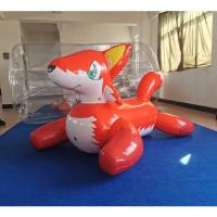 China Custom Beile Cartoon PVC Inflatable red foxes large inflatable pool toys for sale