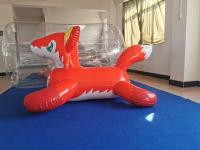 China Custom Beile Cartoon PVC Inflatable red foxes large inflatable pool toys for sale