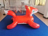 China Custom Beile Cartoon PVC Inflatable red foxes large inflatable pool toys for sale
