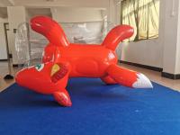 China Custom Beile Cartoon PVC Inflatable red foxes large inflatable pool toys for sale
