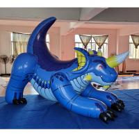 China BeiLe Custom PVC Inflatable Blue Kaiju Dragon 3m for Party Promotion for sale