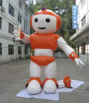 China Beile custom cartoon PVC inflatable robot with logo for event advertising for sale