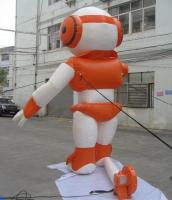 China Beile custom cartoon PVC inflatable robot with logo for event advertising for sale
