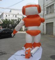 China Beile custom cartoon PVC inflatable robot with logo for event advertising for sale