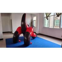 China Custom 2.5m Inflatable PVC Dragon Model Red Aaron for Party Promotion Advertising for sale