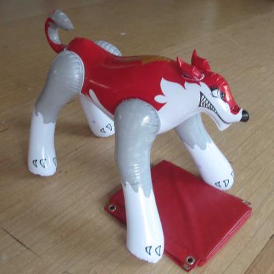 China Beile Custom Inflatable Animals Inflatable Wolf Inflatable Husky Dog for sale