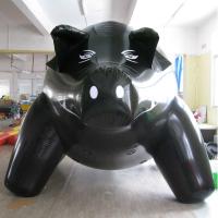 China Wholesale Customized Beile Giant PVC Inflatable Black Pig 3.5m for Advertising for sale