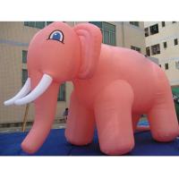 China Custom Giant Inflatable Pink Elephant Model 6m Long for Advertising Party Promotion for sale