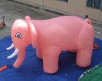 China Custom Giant Inflatable Pink Elephant Model 6m Long for Advertising Party Promotion for sale