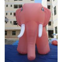 China Custom Giant Inflatable Pink Elephant Model 6m Long for Advertising Party Promotion for sale