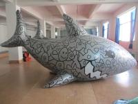 China Custom Giant PVC Inflatable Shark 5m for Aquarium Decoration Factory Price for sale