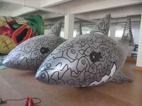 China Custom Giant PVC Inflatable Shark 5m for Aquarium Decoration Factory Price for sale