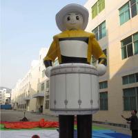 China 6mH Inflatable Cold Air Drum Man for Music Party Decoration Customizable PVC for sale