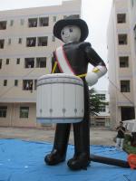 China Custom Giant Cartoon Figure Cold Air Drummer 6mH for Music Party Decoration for sale