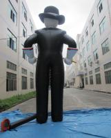 China Custom Giant Cartoon Figure Cold Air Drummer 6mH for Music Party Decoration for sale
