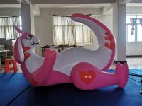 China Customized 2.2m long  pink PVC inflatable dragon for sales for sale