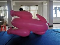 China Customized 2.2m long  pink PVC inflatable dragon for sales for sale