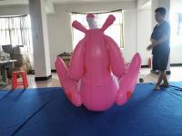 China Customized 2.2m long  pink PVC inflatable dragon for sales for sale