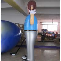 China Custom Cartoon Figure PVC Inflatable Golf Player 3m High for Event Decoration for sale