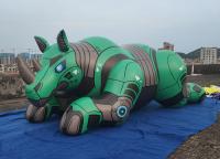 China Custom Giant PVC Inflatable Cartoon Rhino Model 3-6m for Advertising Promotion for sale