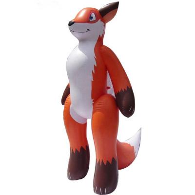China Customized PVC giant inflatable fox cartoon for sales for sale